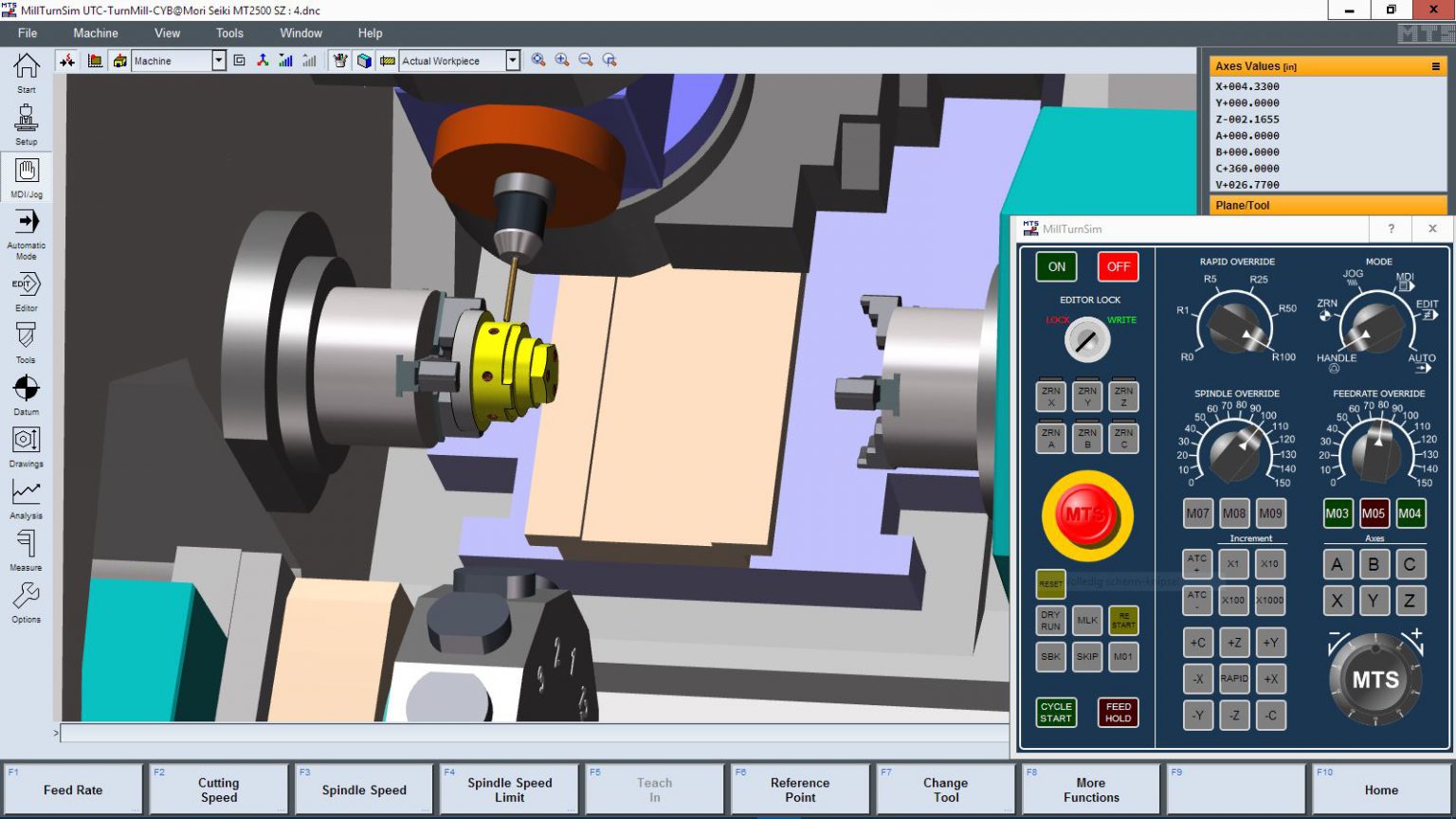 Introductie van MTS software TopMILL en TopTURN versie 8 - Technishow